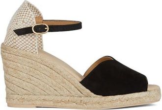 Geox Femme D Gelsa B Sandales compensées, Noir, 40 EU