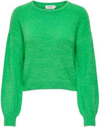 Only Bestseller A/S Onlpiumo L/S Pull KNT Noos Sweater, Island Green, L Femme