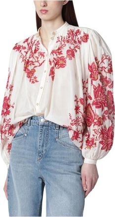 Etro Femme, Blouses et Chemises, Multicolore, Taille: 34 FR Chemise Pliss&eacute;e &agrave; Col Mao