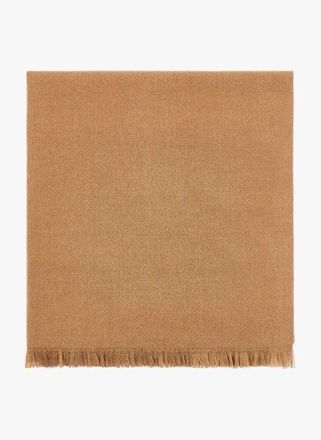 Saison 1865 Schal mit offenen Kanten - Braun