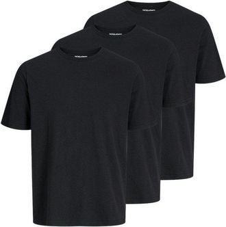 Jack & Jones Rundhalsshirt JACUNDER TEE CREW NECK 3 PACK NOOS (Packung, 3-tlg)