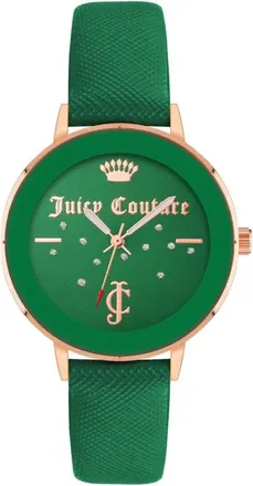 Juicy Couture Femme, Accessoires, Vert, Taille: ONE Size Montre en polyur&eacute;thane vert