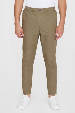 Knowledge Cotton Apparel Herren vegan Chino Hose Tim Tapered Burned Olive