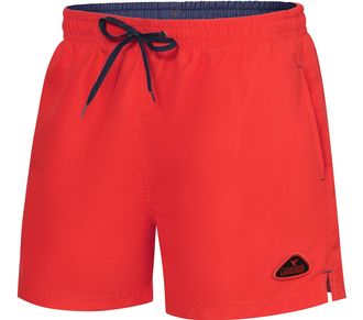 Ladeheid Herren Badehose Badeshorts Schwimmhose Bademode Strandmode LAZA1003 (Rot Marineblau, XL)