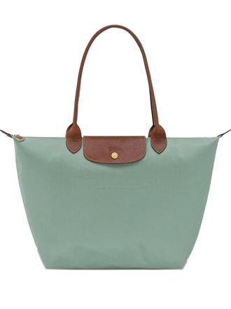 Longchamp grand sac cabas Le Pliage - Vert