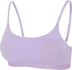adidas Scoop Bralette-Sport Active Essentials Cotton Soutien-Gorge, Powder Plum_4a0193, M Femmes
