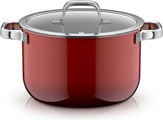 WMF Fusiontec Mineral Pro, Kochtopf mit Deckel, 24 cm, kratzfestes Material, Topf Induktion, f&uuml;r alle Herdarten geeignet, Made in Germany, Passion Red, 05