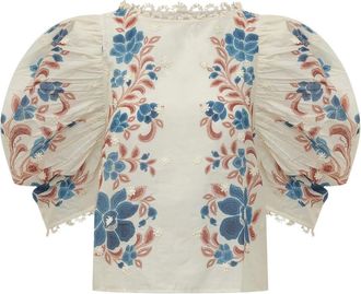 Farm Rio Farm Rio, Femme, Blouses et Chemises, Beige, Taille: 40 FR Chemises