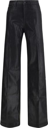 L'agence Femme, Jeans, Noir, Taille: W26 Clayton Coated Wide Leg Jeans