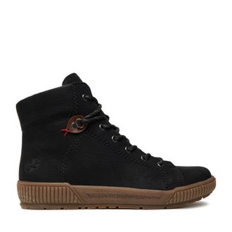 Rieker Schn&uuml;rschuhe Rieker N0730-00 Schwarz