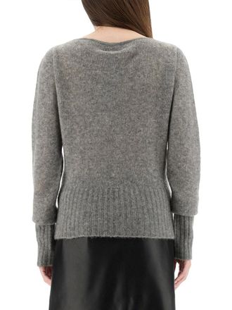 Tom Ford Cashmere Silk Blend Sweater - Gray