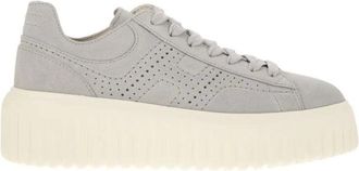 Hogan Femme, Chaussures, Gris, Taille: 35 EU H-Stripes Baskets