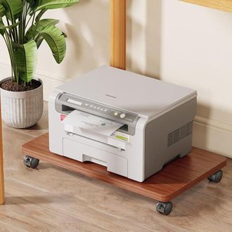 Generic Druckerständer Druckerständer for unter den Schreibtisch im Büro mit 4 Rollen, 23,6 x 13,8 Zoll Untertischregal for Hochleistungsdrucker, Kopierer, Sc