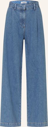 Marc O'Polo Denim Marc Opolo Denim Wide Leg Jeans Tomma Pleated blau