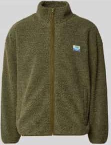 American Vintage Teddyfelljacke mit Stehkragen Modell HOKTOWN