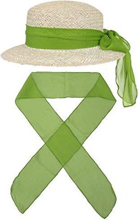 LIPODO Foulard Multitasking All-in-One Femme - pour écharpe dété ruban printemps-ete - taille unique vert