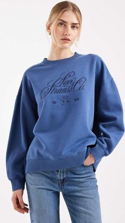 Levi's Sweat oversize &agrave; imprim&eacute; graphique vintage - Bleu d&eacute;lav&eacute;