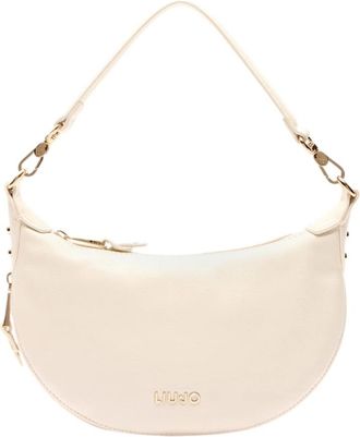 Liu Jo Femme, Sacs, Beige, Taille: ONE Size Sac Hobo en similicuir avec bandouli&egrave;re ajustable