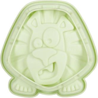 Crealys 541466 Backform Löwenkopf aus Silikon, 15 x 15 cm, Löwenform, Antihaft-Silikon