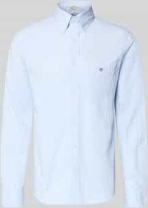 GANT Slim Fit Freizeithemd mit Logo-Stitching