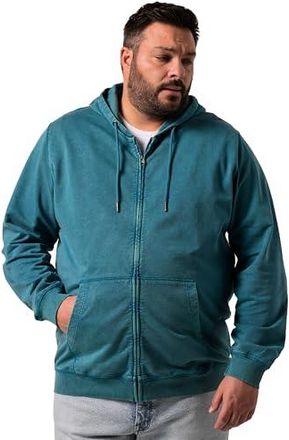 Men Plus Hommes Grandes Tailles L-8XL Sweat-Shirt &agrave; Capuche Men+ en Molleton, imprim&eacute;, Style Vintage - Jusquau 7XL lagons Verts 8XL 837684764-8XL