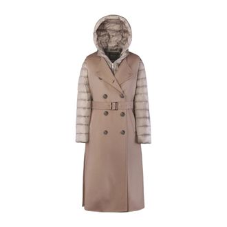 Moorer Femme, Manteaux, Brun, Taille: 34 FR Harna-Cwr Vest