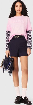 Maje Maritimes T-Shirt - Rosa - Maje