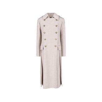 Ermanno Scervino Zweireihiger Mantel - - Coats - Damen - Beige - S