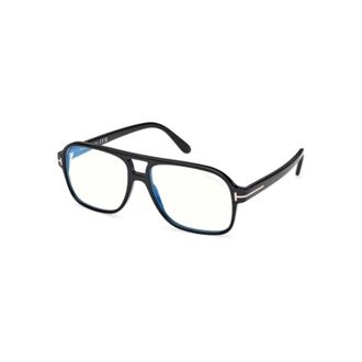Tom Ford unisex, Accessoires, Noir, Taille: 58 MM Navigator Blue Block Optical