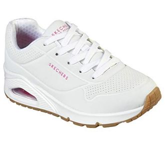 Skechers Femme UNO Stand on AIR Basket, White, 44 EU