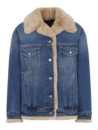 Dolce & Gabbana Manteau Au Genou - Denim