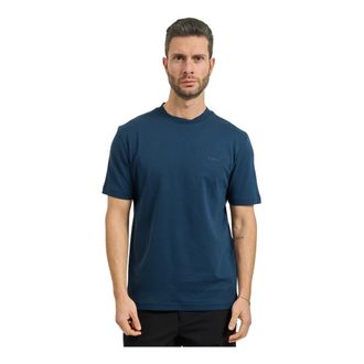 HUGO BOSS Homme, Tops, Bleu, Taille: XL T-shirt Interlock