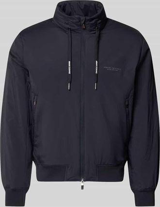 A|X Armani Exchange Regular Fit Bomberjacke mit Logo-Detail