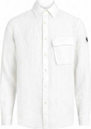 Belstaff Herren Hemd aus Leinen SCALE Regular Fit