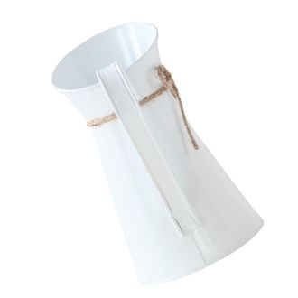 Soimiss Rustikale Metallvase Vintage Blumentopf Mit Griff Für Tischdekoration Blumentopf Aus Eisen Für Frische Und Künstliche Blumen Zuhause Büro