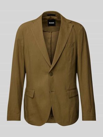 HUGO BOSS Leinensakko mit Brustleistentasche Modell Hanry