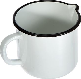 Kr&uuml;ger Karl Kr&uuml;ger Milchtopf, Stahl, 12 cm, Wei&szlig;