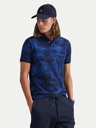 Polo Ralph Lauren T-Shirt 710P04010001 Dunkelblau Custom Slim Fit