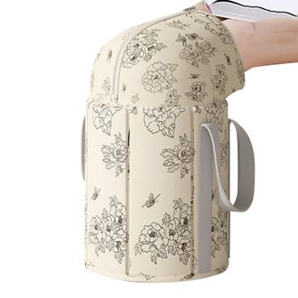 Generico Eimer zum Einweichen der F&uuml;&szlig;e: warme Tasche zum Waschen der F&uuml;&szlig;e mit Knieschoner, Eimer f&uuml;r Spa f&uuml;r Pedik&uuml;re, tragbare Hydromassage-Badewanne f&uuml;r Pi&euml;s