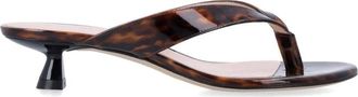 Stuart Weitzman Femme, Chaussures, Brun, Taille: 37 EU Rio Sleek Tongue Sandal