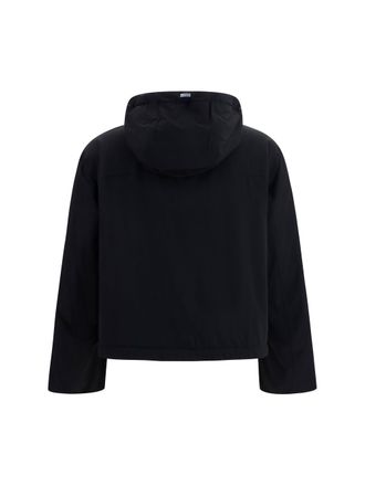 Herno Womens Hooded Down Jacket Nero Coat