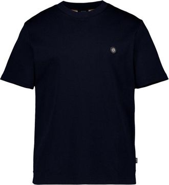 HUGO BOSS Herren T-Shirt blau Baumwolle