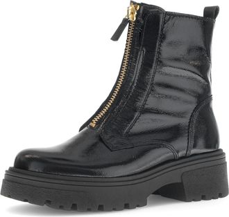 Gabor Damen Chelsea Boots, Frauen Stiefeletten,halbstiefel,Kurzstiefel,uebergangsschuhe,uebergangsstiefel,flach,schwarz (Gold),38.5 EU / 5.5 UK