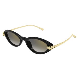 Cartier Ovale Sonnenbrille - - Accessories - unisex - Schwarzk - 52 MM