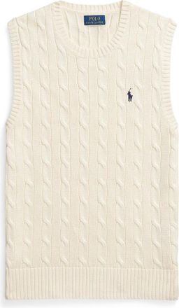 Ralph Lauren Pullunder aus Baumwolle in Zopfstrickmuster in