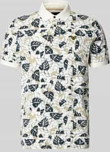 PME Legend Slim Fit Poloshirt im Allover-Look