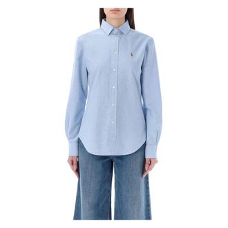 Polo Ralph Lauren Femme, Blouses et Chemises, Bleu, Taille: 34 FR Charlotte Classic Oxford Shirt