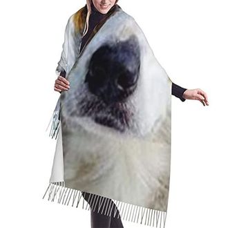 Generic Unisexe Écharpe Berger australien Echarpe Hiver Femme Respirant Shawl pour Party Mariage Homme 68X196cm
