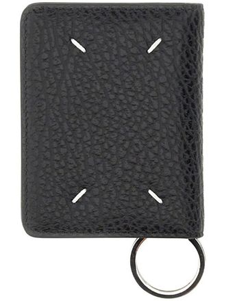 Maison Margiela Bifold With Integrated Keyring Wallet - Black