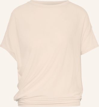 super.natural T-Shirt Yoga Loose Mit Merinowolle beige